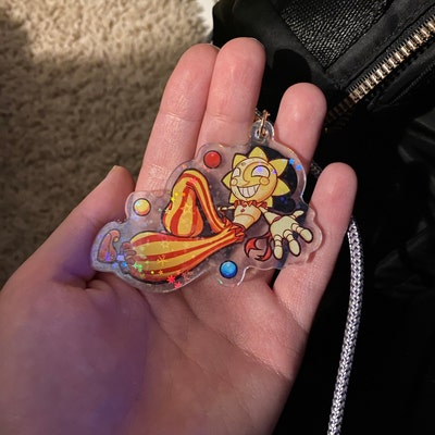FNAF Daycare Attendant Keychain Sun Moon Candy Bag Charm Sundrop ...