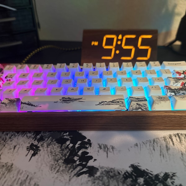 Custom Wood Keyboard Case For Gh60 Gk61x Dagk Acr68 Pro Anne Pro 2