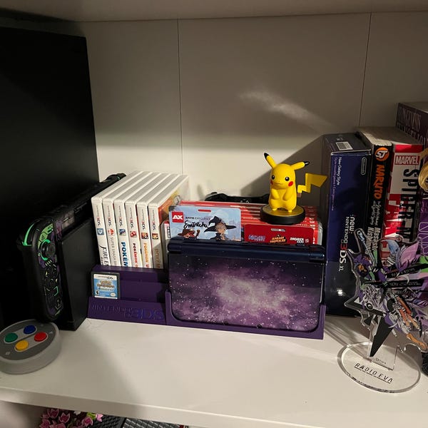 New Nintendo 3DS XL Console and Game Display Stand - Etsy
