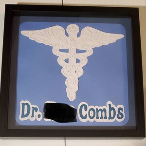 Layered Medical SVG DXF Files for Laser Cut Doctor Svg 3D Shadow Box ...