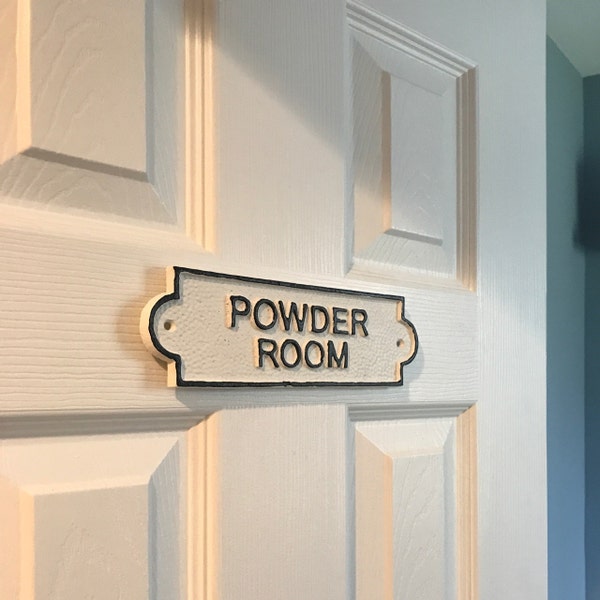 Pantry Sign, Iron Bathroom Sign, Retro Home Decor, Bathroom Decor ...