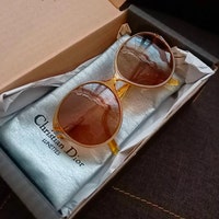 Christian Dior Vtg. Optyl Frames // Cognac Brown Transparent Frames ...