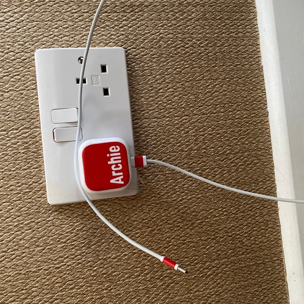 IPhone Charger Sticker Personalised USB Decal Set Plug STICKER ONLY ...