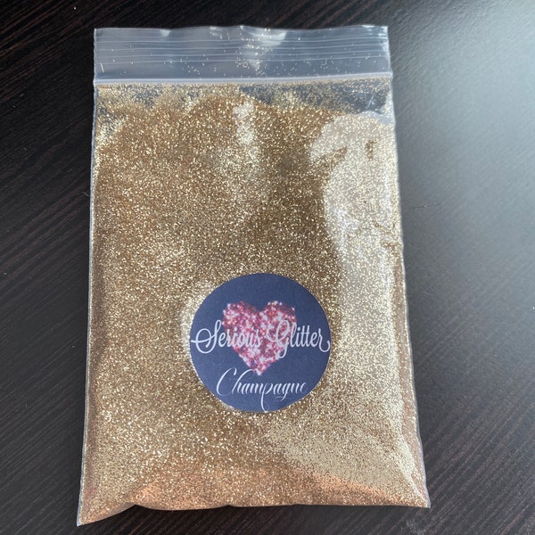 Champagne/ A Gold Metallic Ultra Fine Polyester Glitter - Etsy