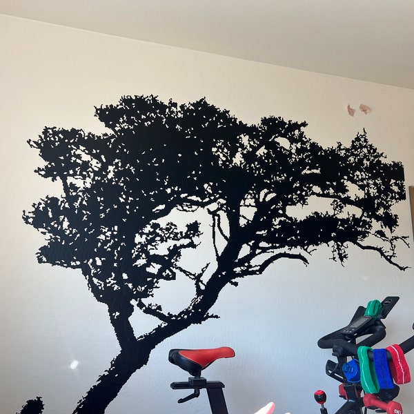 Large Wall Tree Decal Forest Decor Vinyl Sticker Highly Detailed ...