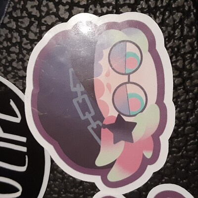 Splatoon Inspired Fan-art Badge Stickers HOLOGRAPHIC idols - Etsy