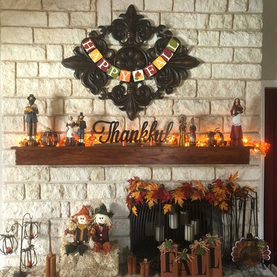 Happy Fall Home Decor Banner as Seen in HGTV Magazine Happy - Etsy