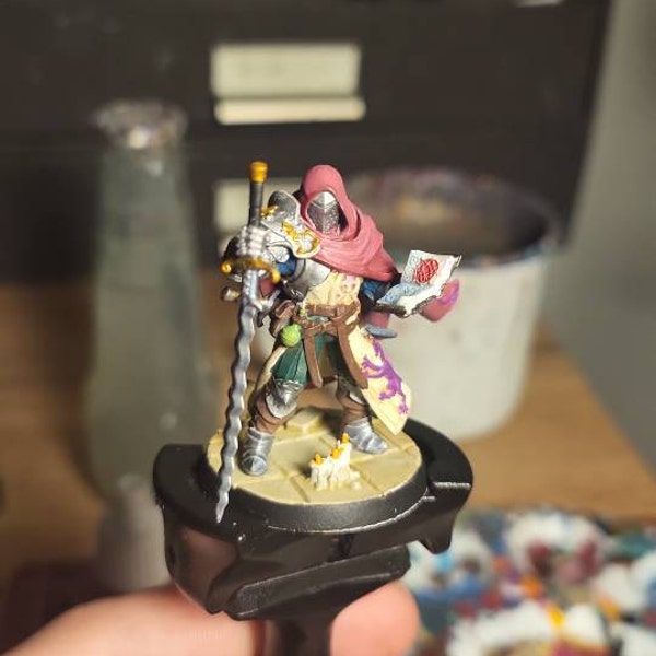 Battle Mage Miniature Wizard Mini Dungeons and Dragons Mini RPG ...