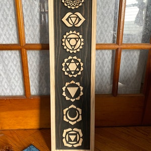 Chakras Wood Carving Chakra Sign Chakra Symbols Meditation | Etsy