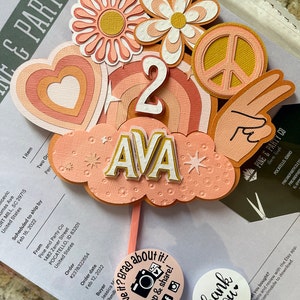 3 Rex Birthday Cake Topper in Isla | Etsy