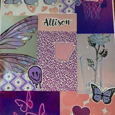 Aesthetic College Themed Collage Canvas-customizable for Any College ...