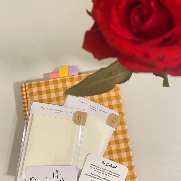 Transparent Matte Sticky Notes | Plastic Clear Sticky Notes for ...