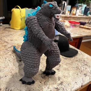 Crochet King Ghidorah, the Gold Dragon English Crochet Pattern for ...