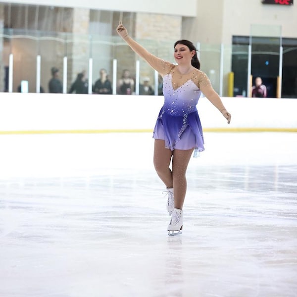 Ice Skating Dress “summer Night” - Etsy
