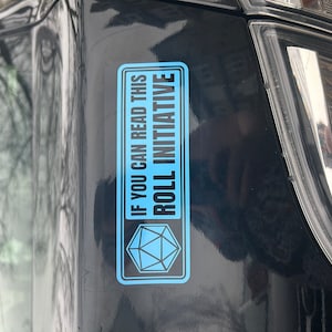 Perception Check D20 RPG Game Crit Dice for Vinyl Sticker Decal for ...