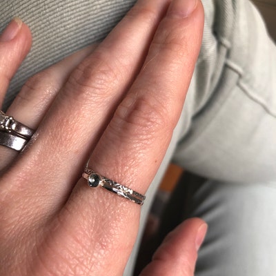 Bohemian Stacking Rings, Boho Rings, Tribal Rings, Zigzag Stacking ...