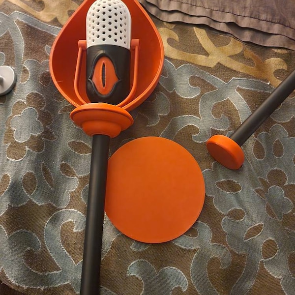 Alastor Extendable Radio Mic (full Color) - Etsy