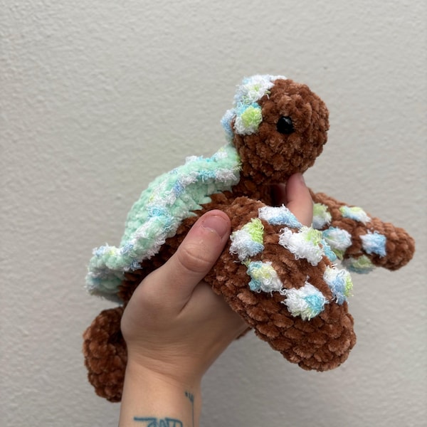 CROCHET PATTERN: Thea the No Sew Sea Turtle - Etsy