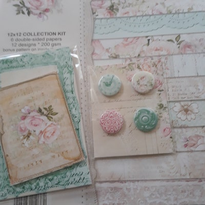 Lemoncraft Serenity 6x6 Designer Scrapbook Paper - Etsy