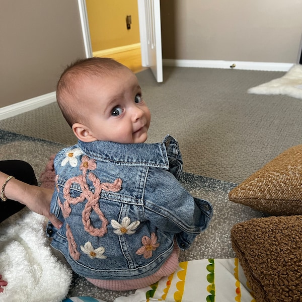 Custom Denim Baby Toddler Jacket - Etsy
