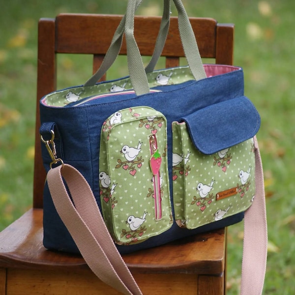 Robbie Bag PDF Sewing Pattern - Brief Case, Messenger Bag - Etsy