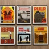 Tarantino Movie Poster Collection // Film Print Set of 6 // - Etsy UK