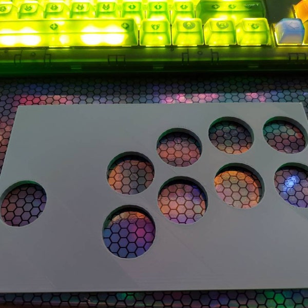 Arcade Stick Layout Stencil - Gaming Controller Template - Etsy