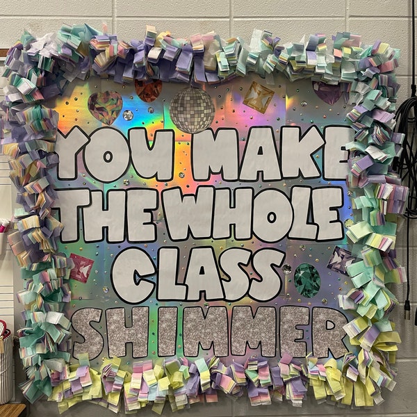 Retro Black and White Bulletin Board Letters Retro Classroom Retro ...