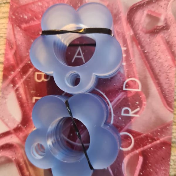 ACRYLIC Flower Thread Drops | Floss Drops | Organiser Drop for Cross ...