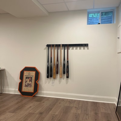 10 Mini Souvenir Bat Horizontal Baseball Bat Display Rack With Ball ...