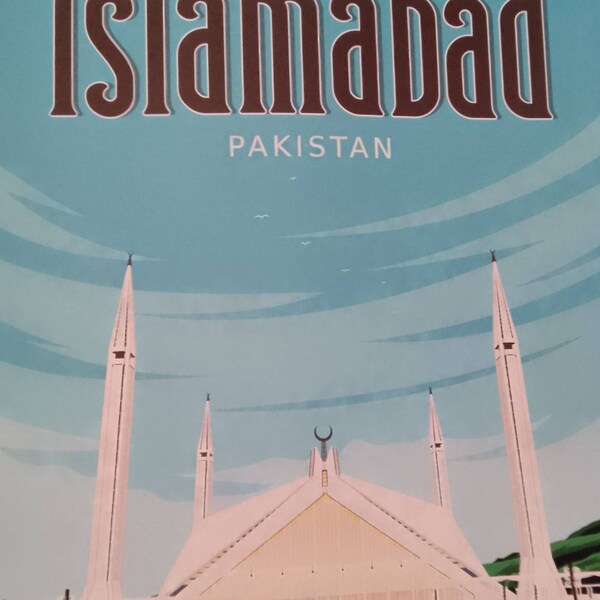 Karachi Wall Art, Karachi Poster, Pakistan Wall Decor, Karachi Skyline ...