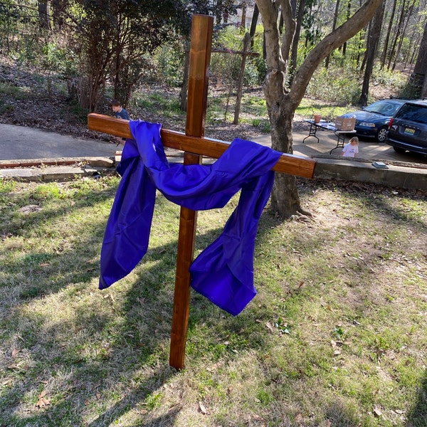 Large 5ft 60 Inch Rugged Cross, Yard Cross, Christian Cross, Catholic ...