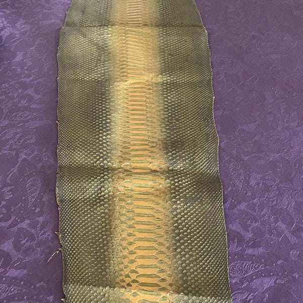 57 Inch Genuine Python Snake Skin Hide Real Leather Make Bags Jackets ...