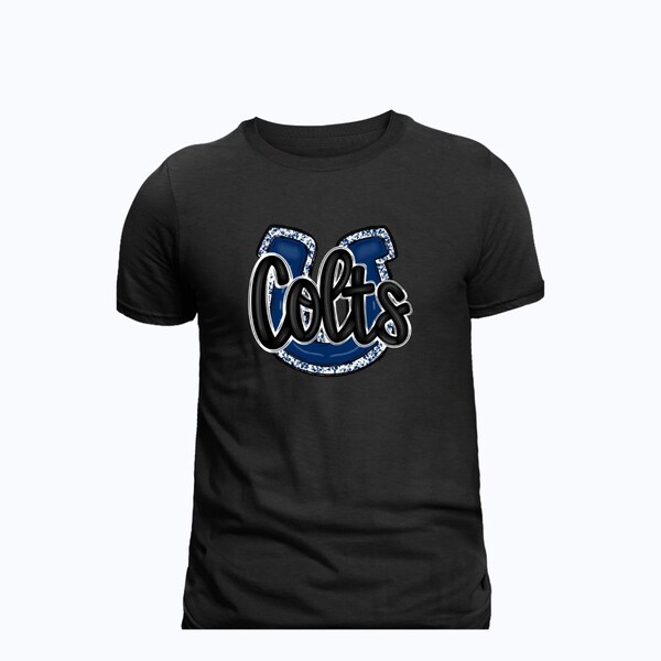 Colts PNG Design Custom Mascot Sublimation Hand Drawn Digital Download ...