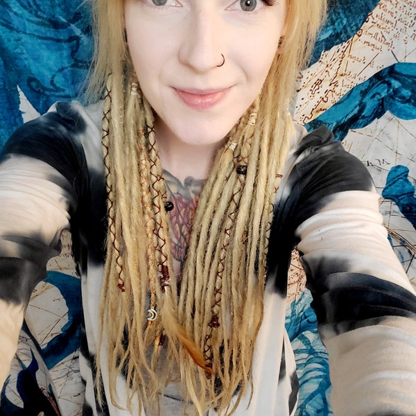 100 X Hedhq Rubber Dreadlock Dread Braiding Braid Bands Synthetic ...