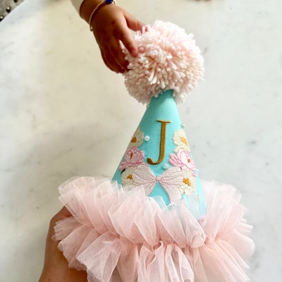 Ice Cream Themed Embroidered Party Hat - Etsy