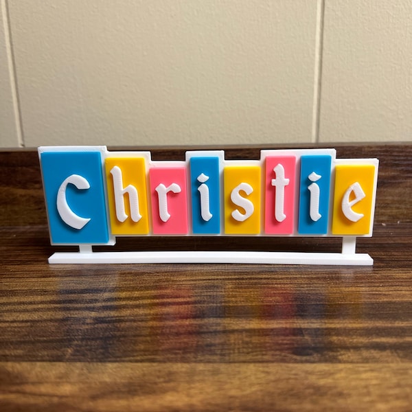 Personalized Desk Name Plate, Desk Name Disney Sign, Teacher Desk Name ...