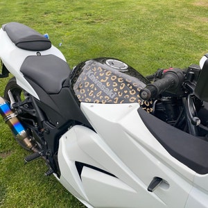 A4 Sheet REFLECTIVE Leopard Print Die-cut Vinyl Stickers Decals ...