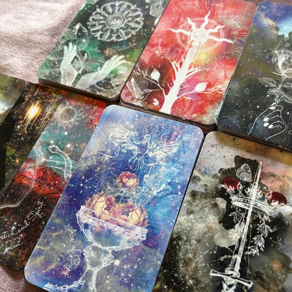 Sutara CHAKRA Orakel, 18 Karten Deck Set, Chakra Weisheit, Orakel mit ...