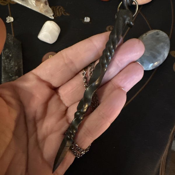 Necklace Hex Nail Candle Scribe Incantations Spell Witchcraft ...