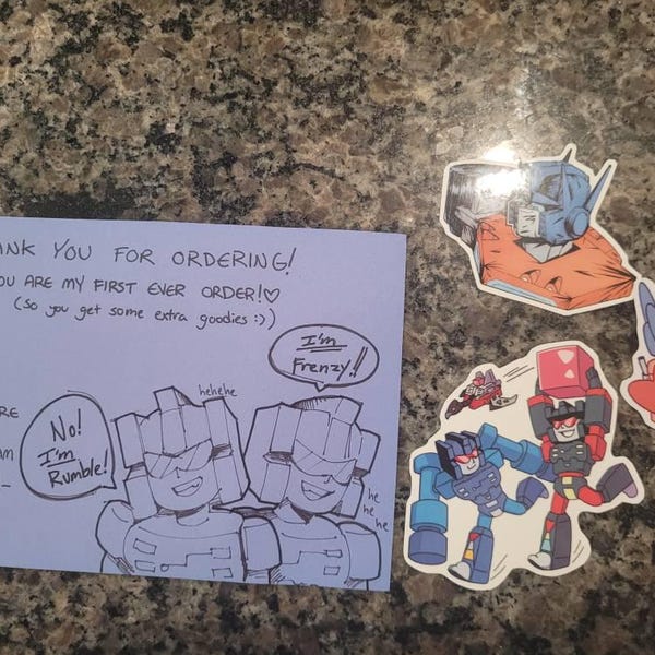 Transformers IDW Ratchet Spark Flower Sticker - Etsy