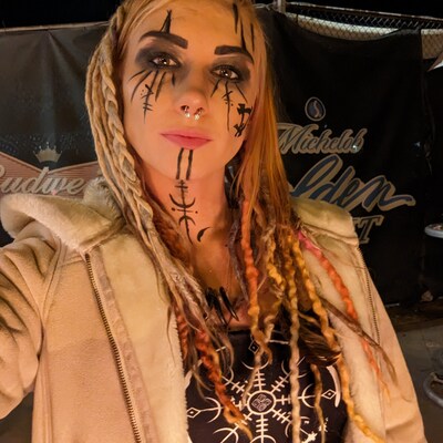 Norse Dress, Viking Dress, Norse Dreamcatcher Dress, Viking Amulet ...