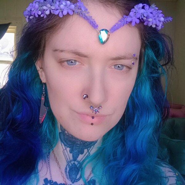 Fern Leaf Crown, Woodland Elven Tiara, Green Forest Circlet, Witchy ...