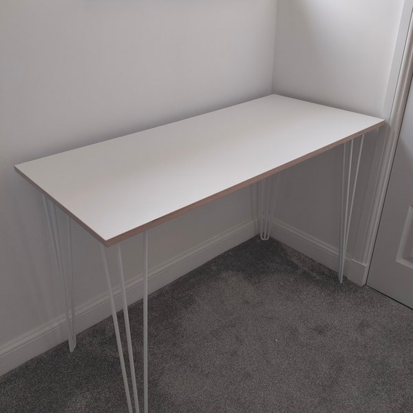 Minimalist Scandinavian Birch Plywood Desk With Hairpin Legs ...