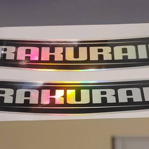 2 Helmet Visor Stickers for Motorcycle Helmets, Sun Visor Strip, Custom ...