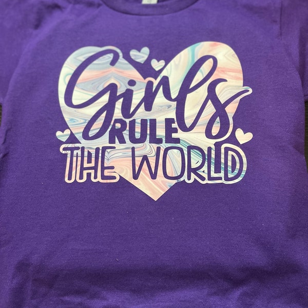 Girls Rule the World SVG Cut File | Commercial Use | Instant Download ...
