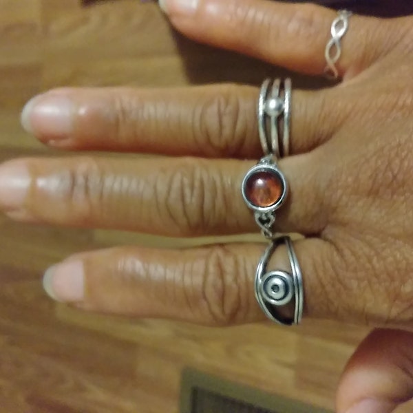 Sterling Silver Mood Ring Changes Colors Indicating Your Mood, Little ...