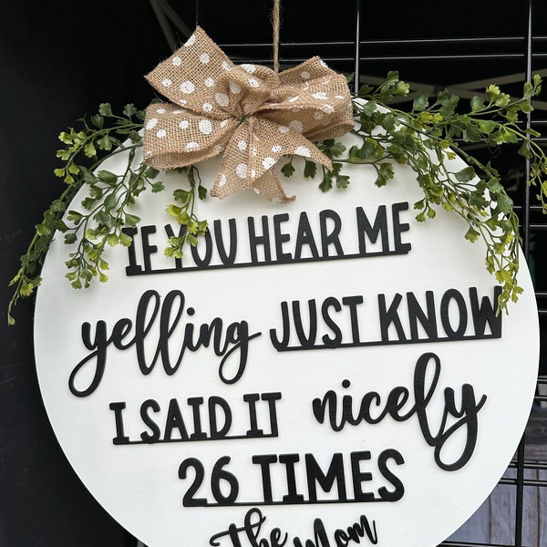 Funny Round Signs SVG , Round SVG Files, Door Hanger Svg, Welcome Sign ...