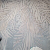 Custom Wallpaper 3D Embossed White Flowers Tree Wallpaper Wall Mural ...
