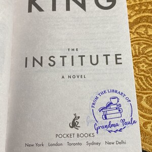 Self Inking Book Stamp Custom Made for You to Personalize - Etsy